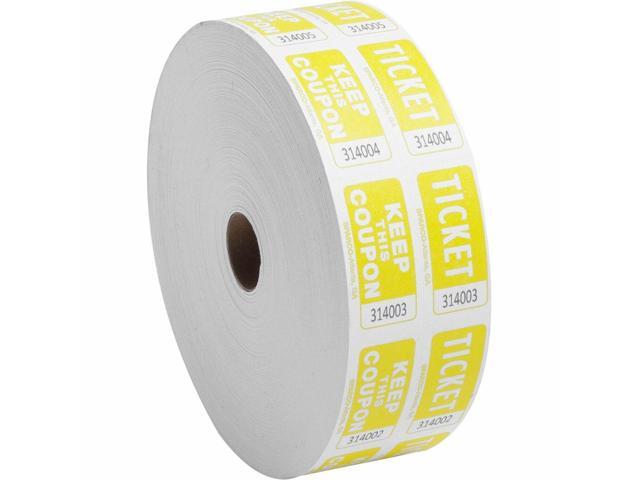 Click here for Sparco Ticket Roll Double w/Coupon 2000/RL Yellow... prices