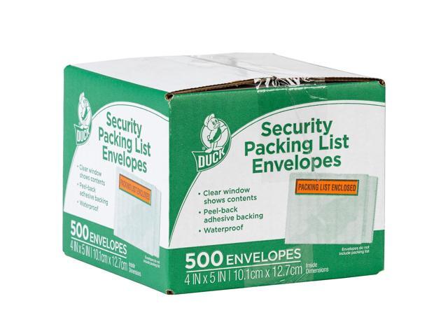 Click here for Duck Packing List Envelopes Clear Window 500/BX 72... prices
