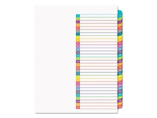 Click here for Avery Customizable Toc Ready Index Multicolor Divi... prices