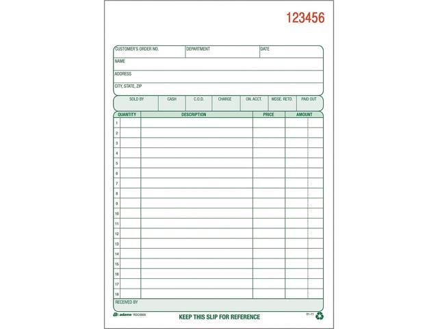 Click here for Adams Recycled Sales Order Book 6 x 8 2-Part 50 Se... prices