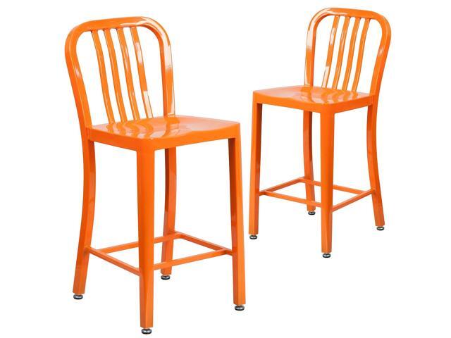 Click here for Flash Furniture 24 High Orange Metal Indoor-Outdoo... prices