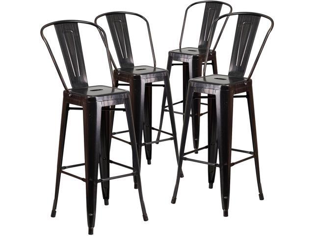 Click here for FLASH FURNITURE 4-CH-31320-30-WH-GG White Backless... prices