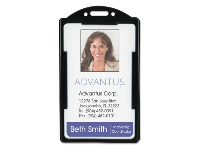 Click here for Advantus Vertical ID Card Holders 2 1/8 x 3 3/8 Bl... prices