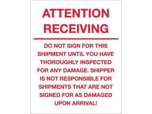 Click here for Tape Logic Labels Attention Receiving - Do Not Sig... prices