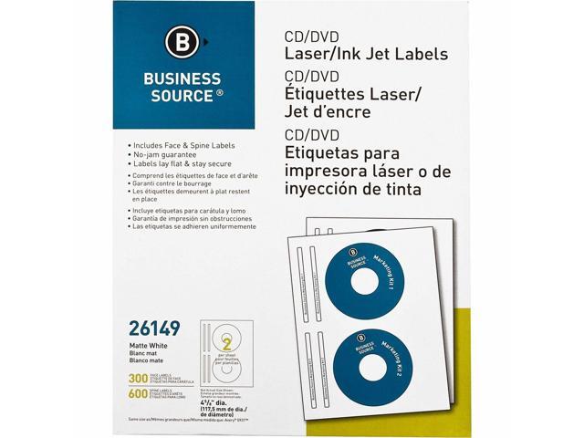 Click here for Business Source CD/DVD Labels Laser/inkjet 300/PK... prices