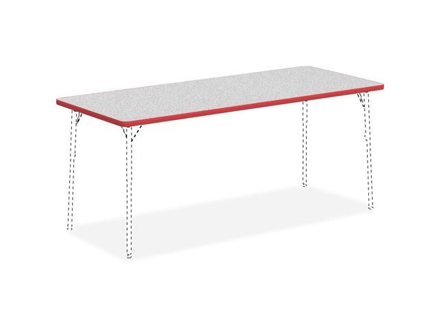 Click here for Lorell Activity Tabletop 30x72 Gray/Red 99921 prices