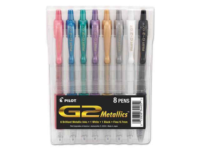 Click here for Pilot G2 Metallics Gel Ink Pen 8 Assorted Inks 0.7... prices
