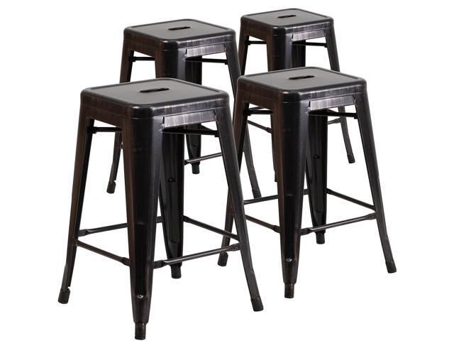 Click here for FLASH FURNITURE 4-CH-31320-24-BQ-GG Black Backless... prices