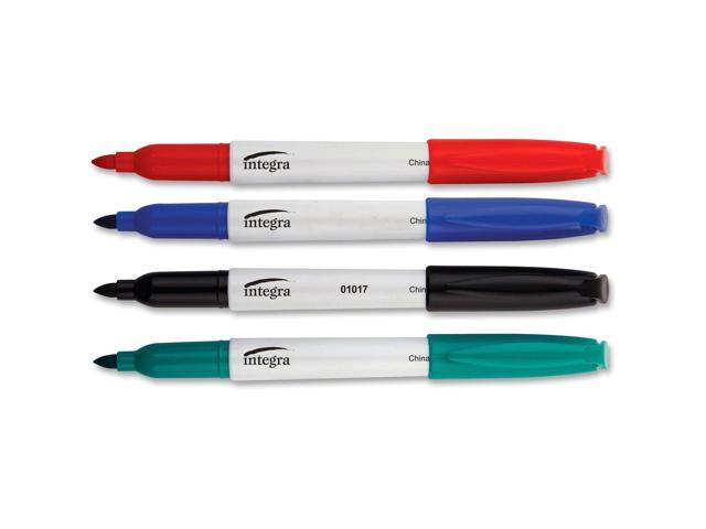 Click here for Integra Dry Erase Marker Bullet Tip 4/Set Multi-Co... prices