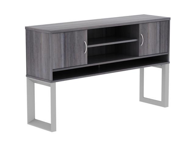 Click here for Lorell Hutch 2-piece Frame 59x15x36 Weathered Char... prices
