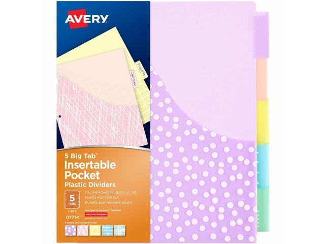Click here for Avery AVE07714 8.5 x 11 in. Big Tab Pocket Divider... prices