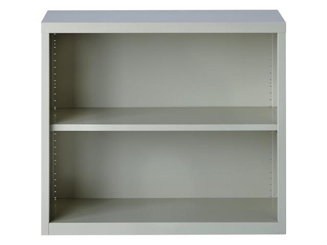 Click here for Lorell Steel Bookcase 2-Shelf 34-1/2x13x30 Light G... prices