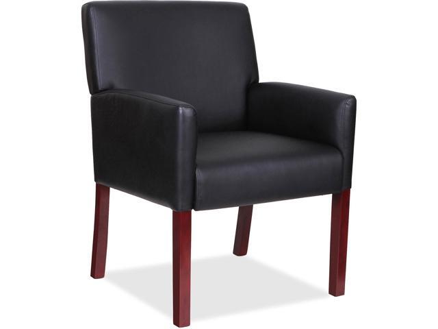 Click here for Lorell LLR20027 Full-Sided Arms Leather Guest Chai... prices