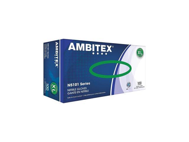 Click here for Ambitex N5101 Series Blue Nitrile Gloves XL 100/Bo... prices