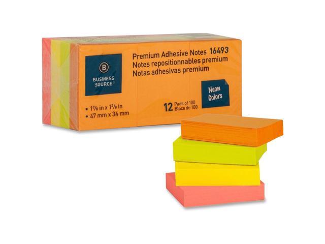 Click here for Business Source Adhesive Notes Plain 1-1/2x2 100 S... prices