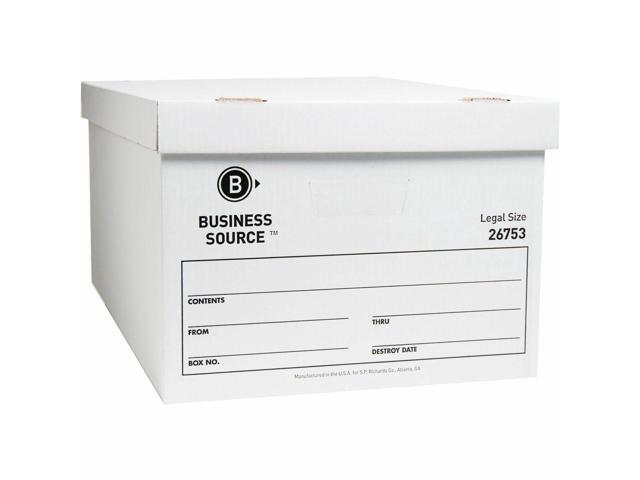 Click here for Business Source Storage Boxes Legal 500 lb 15x24x1... prices