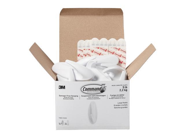 Click here for Command Large Designer Hooks White 16 Hooks MMM170... prices