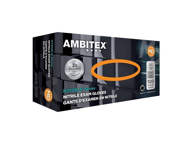 Click here for Ambitex N720BLK Series Powder Free Black Nitrile N... prices