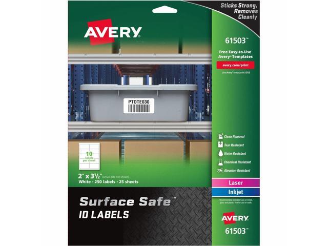 Click here for Avery Surface Safe ID Labels  2 x 3-1/2  Water Res... prices