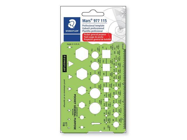 Click here for Staedtler Mars Pocket General Purpose Template 977 prices
