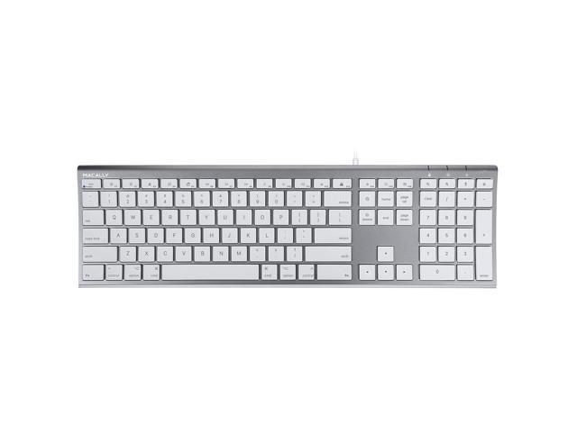 Click here for Macally Space Gray Ultra Slim USB Wired keyboard f... prices