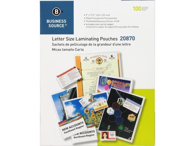 Click here for Business Source Laminating Pouch Ltr 3Mil 9x11-1/2... prices