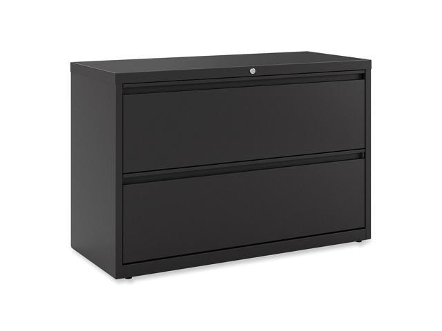 Click here for Alera 2-Drawer 42W Lateral File Cabinet Black Lega... prices