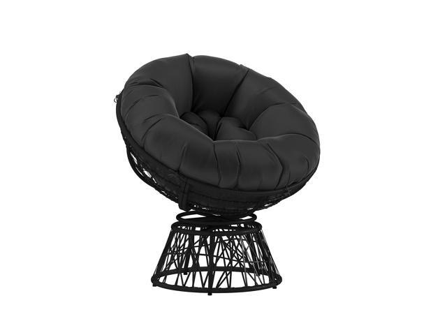 Click here for Flash Furniture Bowie Swivel Patio Chair Black (JE... prices