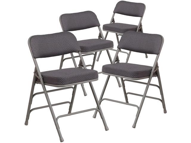 Click here for Flash Furniture Metal Folding Chair Gray Set of 4... prices