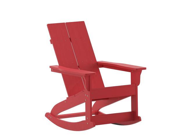 Click here for Flash Furniture Finn Adirondack Rocking Chair Red... prices