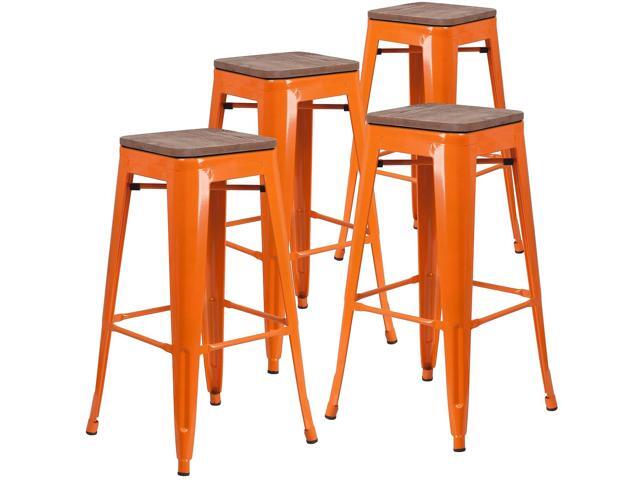 Click here for Flash Furniture Lily Industrial Metal Barstool wit... prices