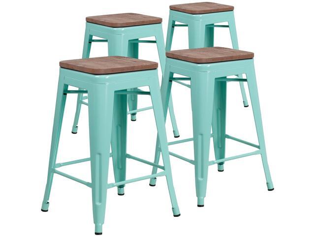 Click here for Flash Furniture Shania Industrial Metal Counter He... prices