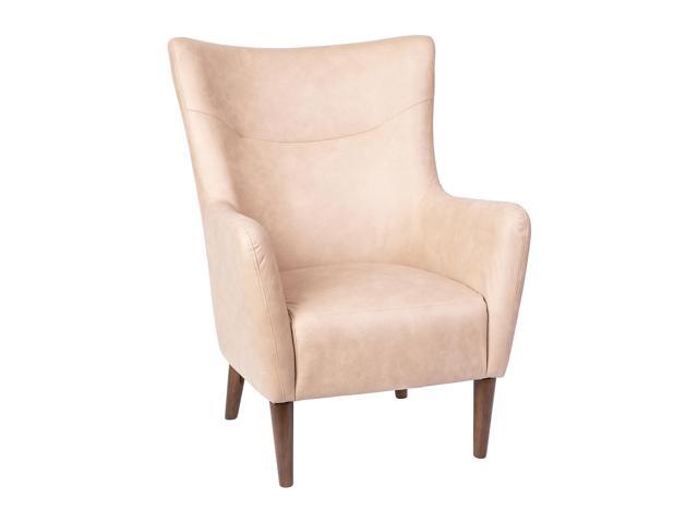 Click here for Flash Furniture Connor Faux Leather and Wood Wingb... prices