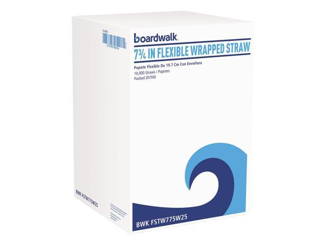 Click here for Boardwalk Flexible Wrapped Straws 7 3/4 White 400/... prices