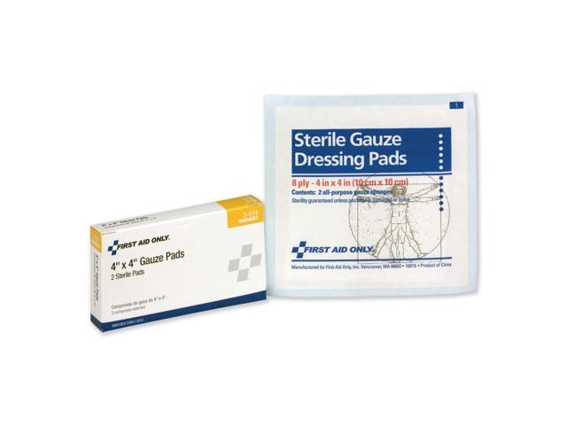 Click here for First Aid Only Gauze Pads 4 x 4 2/Box 3014 prices