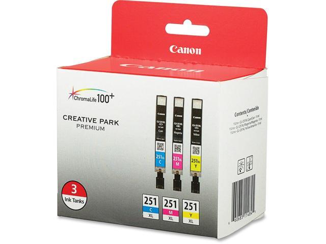 Click here for Canon Ink Cartridges CLI-251 XL 3/PK Cyan/Magenta/... prices