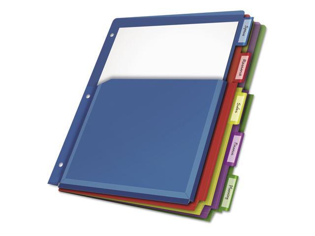 Click here for Cardinal Poly Expanding Pocket Index Dividers 5-Ta... prices