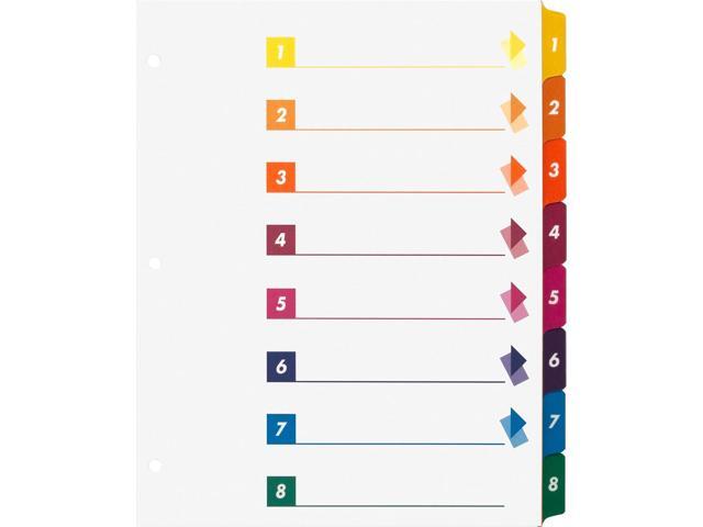Click here for Business Source Index Dividers w/TOC 1-8 8 Tab 24S... prices