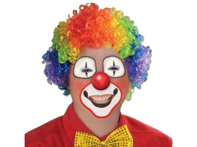 Click here for Beistle Adjustable Clown Wig; Rainbow 60273 prices