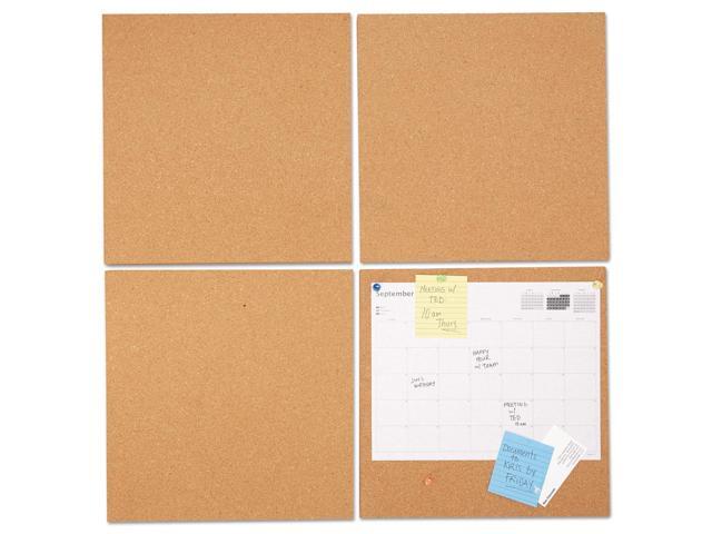Click here for UNIVERSAL Cork Tile Panels Brown 12 x 12 4/Pack 43... prices