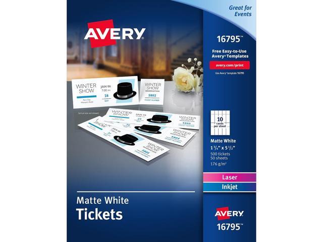 Click here for Avery Blank Printable Tickets  Tear-Away Stubs  Pe... prices