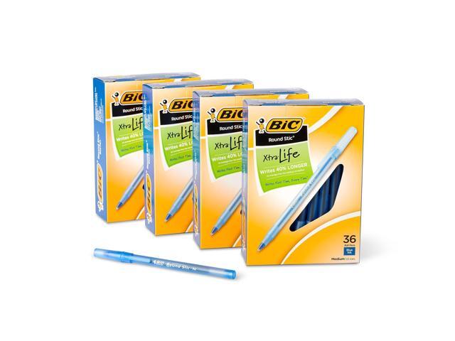 Click here for BIC Round Stic Xtra Life Ballpoint Pen Medium Poin... prices