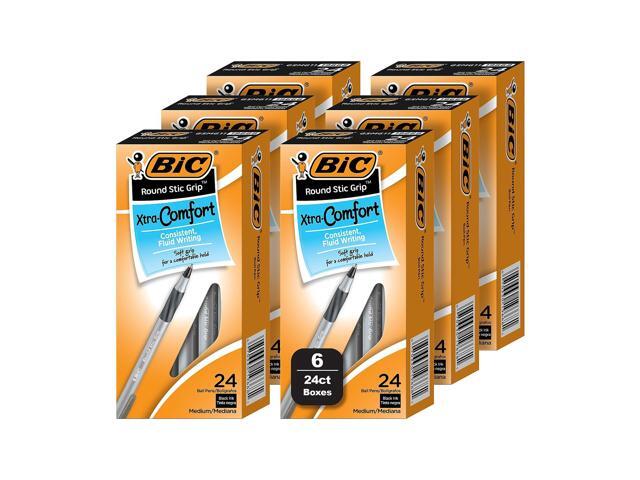 Click here for BIC Round Stic Grip Xtra Comfort Ballpoint Pen Med... prices