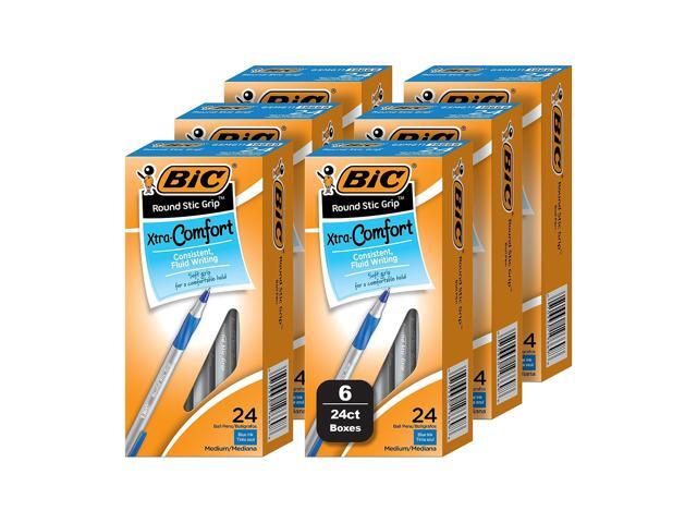 Click here for BIC Round Stic Grip Xtra Comfort Ballpoint Pen Med... prices