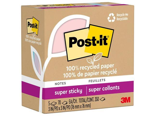 Click here for Post-it Recycled Super Sticky Notes 3 x 3 Wanderlu... prices