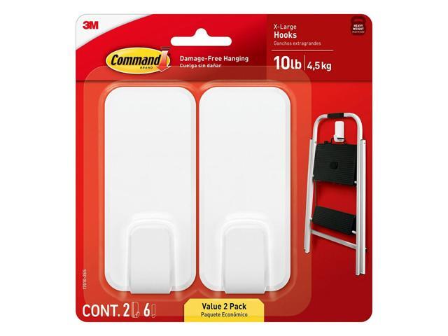 Click here for Command X-Large Utility Hooks White 2/Pack (17010-... prices