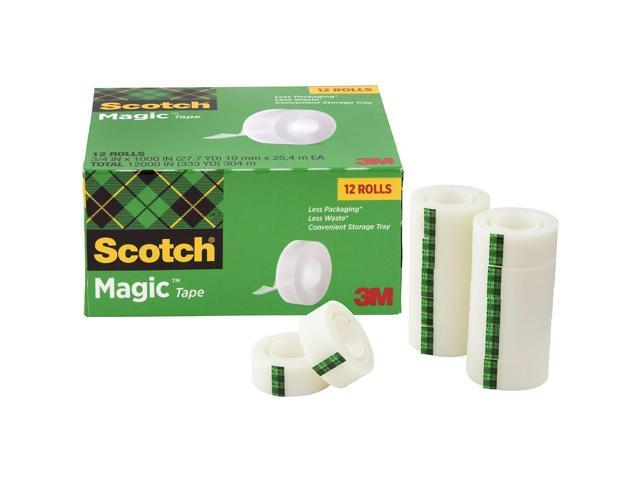 Click here for Scotch Magic Invisible Tape 0.75 x 27.7 yds. 12 Ro... prices