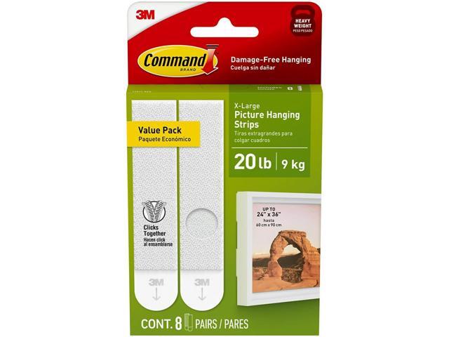 Click here for Command 20 lb Picture Hanging Strips White 8 Pairs... prices