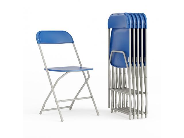 Click here for Flash Furniture Plastic Folding Chair Blue Set of... prices