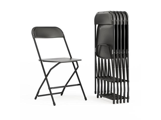 Click here for Flash Furniture Plastic Folding Chair Black Set of... prices